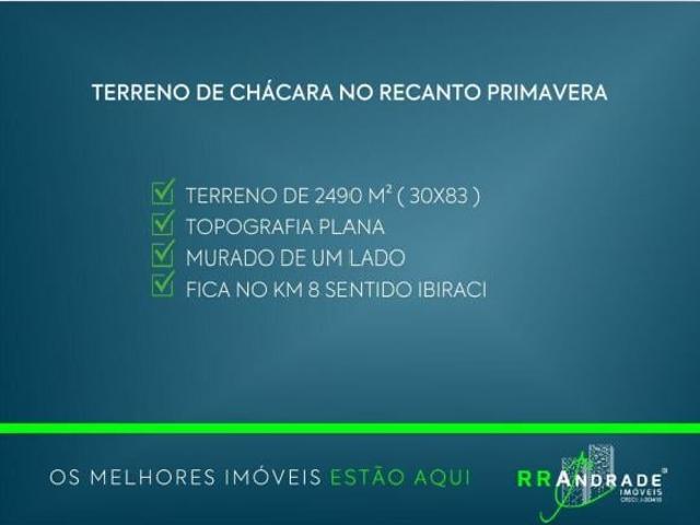 Terreno Chácara Recanto Primavera
