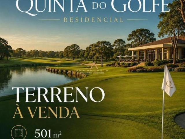 Terreno com 501 m2 excelente localização Quinta do Golfe Residencial