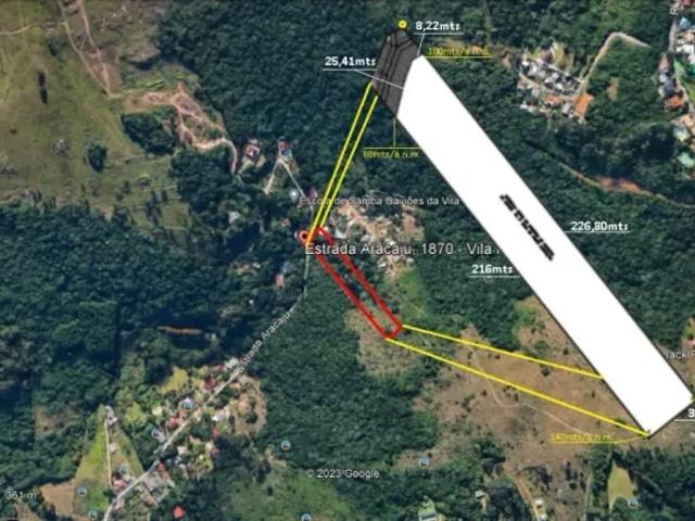 Terreno com 5.945,56 totais