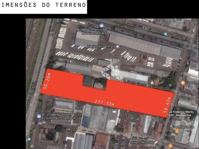 Terreno com 13.254 mil metros no bairro Navegantes em Porto Alegre!
