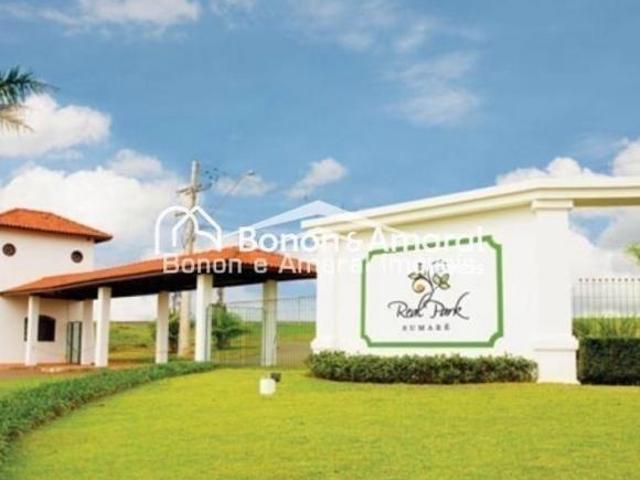 Terreno com 332 m² à venda no Condomínio Real Park Sumaré