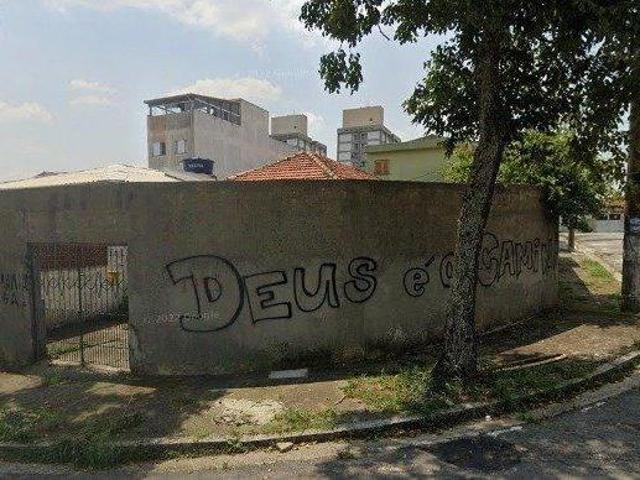Terreno com casa antiga à venda na Vila Pires, em Santo André com 258m²