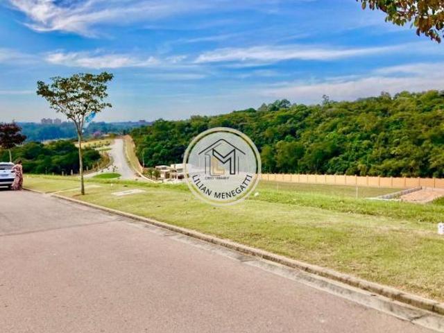 Terreno com dois lotes juntos com 1251 metros. Condomínio Alphaville Jundiai 1. Rodovia Anhanguera k