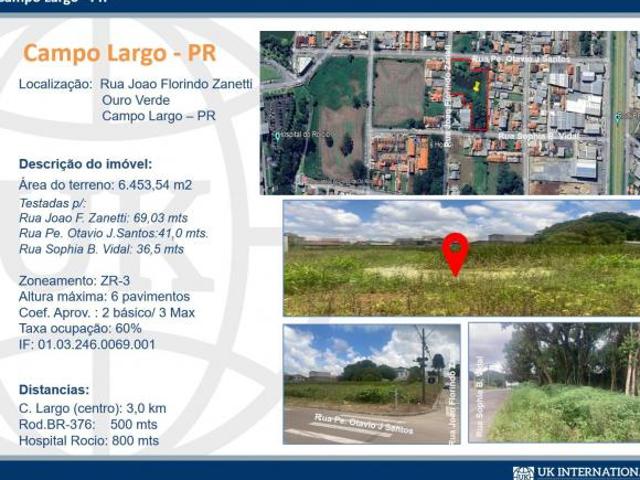 Terreno com excelente localização