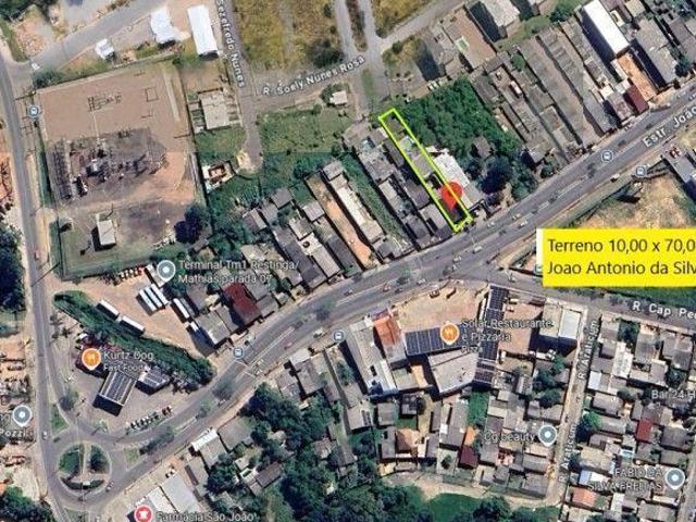 Terreno comercial com 695,00m² com 2 lojas na Av. Joao Antonio da Silveira zona
