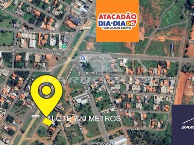 Terreno comercial frente à rodovia para venda em Caldas Novas