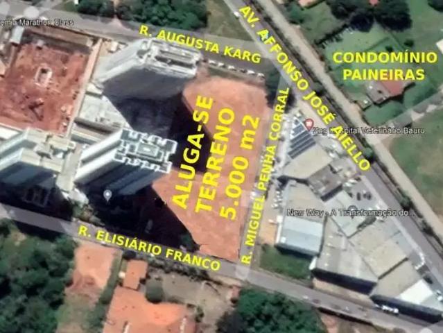Terreno comercial para Locação em Bauru/SP Vila Aviação