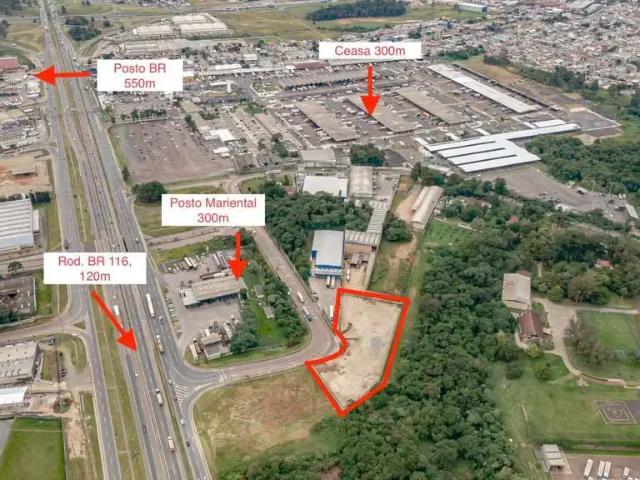 Terreno comercial para Locação em Curitiba/PR Novo Mundo