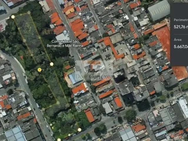 Terreno comercial para Locação em Diadema/SP Conceição