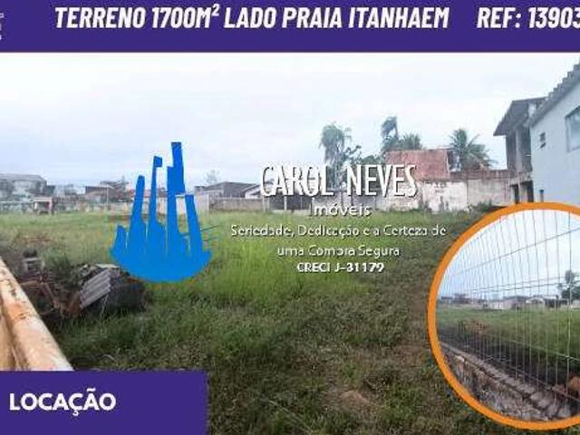 Terreno comercial para Locação em Itanhaém/SP Tupy