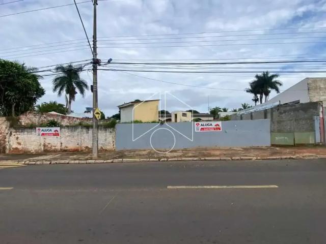 Terreno comercial para Locação em Marília/SP Residencial Vale Verde 1 Quartos
