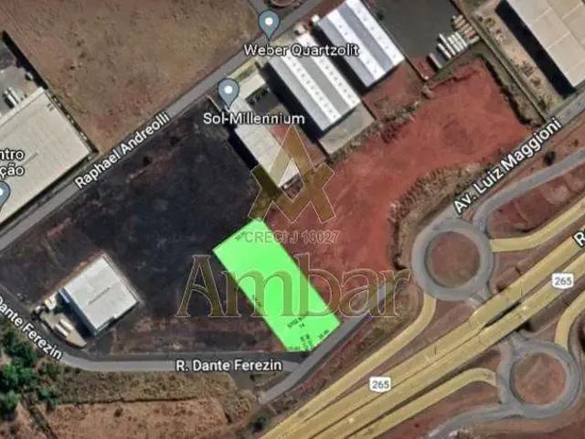 Terreno comercial para Locação em Ribeirão Preto/SP Distrito Empresarial Prefeito Luiz Roberto Jábali