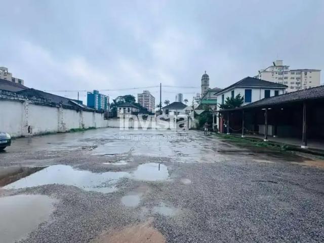 Terreno comercial para Locação em Santos/SP Vila Mathias