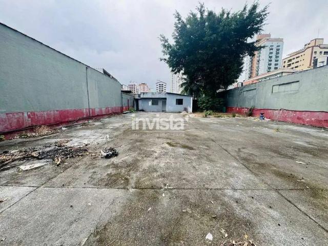 Terreno comercial para Locação em Santos/SP Aparecida