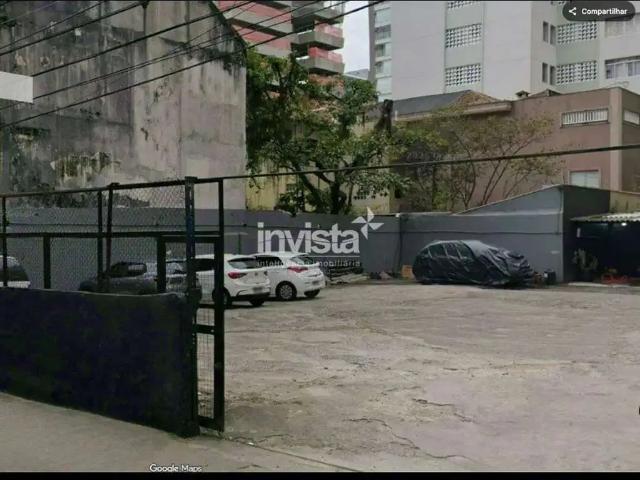 Terreno comercial para Locação em Santos/SP Embaré