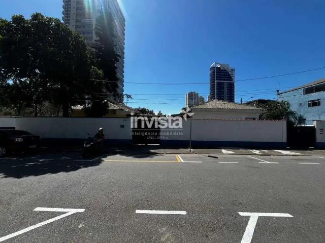 Terreno comercial para Locação em Santos/SP Ponta da Praia