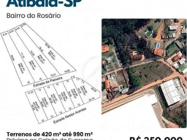 Terreno comercial para Venda em Atibaia/SP Rosário
