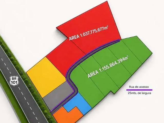 Terreno comercial para Venda em Araquari/SC Corveta
