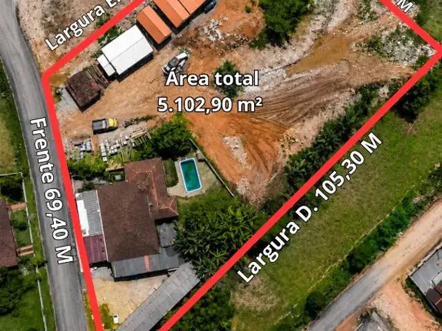 Terreno comercial para Venda em Araquari/SC Itinga