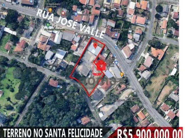 Terreno comercial para Venda em Curitiba/PR Santa Felicidade