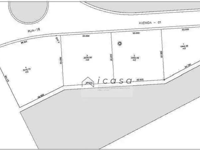 Terreno comercial para Venda em Caçapava/SP Residencial Colinas