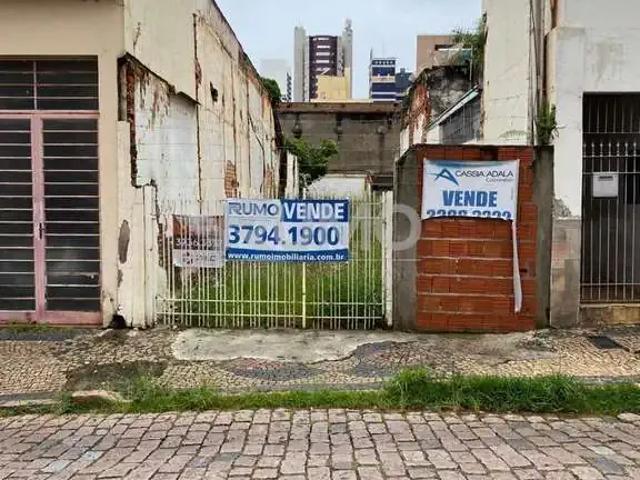 Terreno comercial para Venda em Campinas/SP Centro
