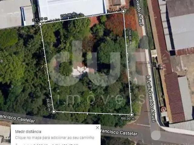 Terreno comercial para Venda em Campinas/SP Fazenda Santa Cândida