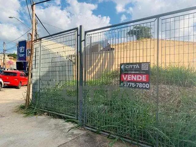 Terreno comercial para Venda em Campinas/SP Jardim Proença