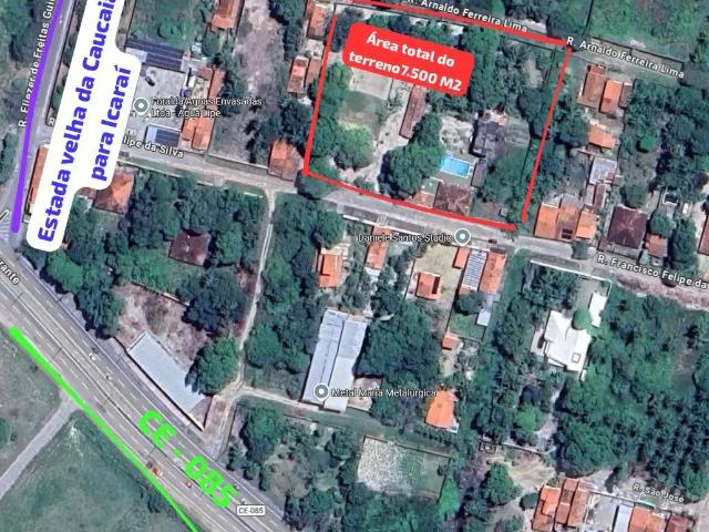Terreno comercial para Venda em Caucaia/CE Itapoã