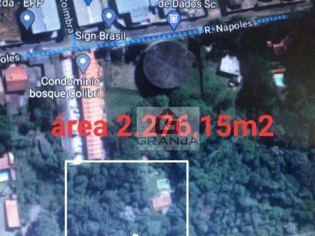 Terreno comercial para Venda em Cotia/SP Jardim Colibri