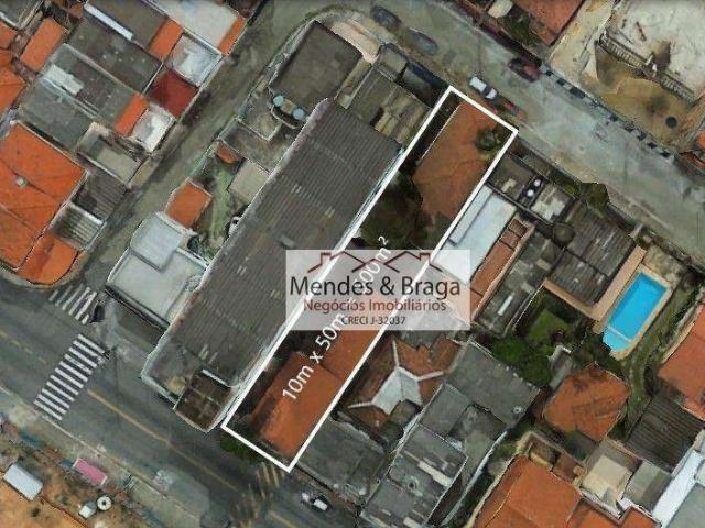 Terreno comercial para Venda em Guarulhos/SP Vila Pedro Moreira