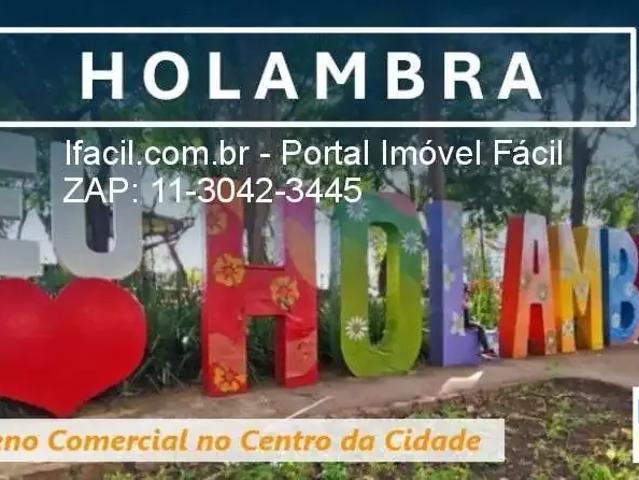 Terreno comercial para Venda em Holambra/SP Centro