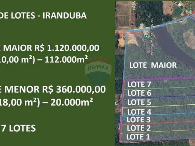 Terreno comercial para Venda em Iranduba/AM Zona Rural