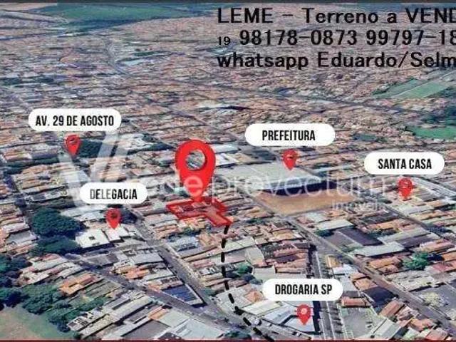 Terreno comercial para Venda em Leme/SP Centro