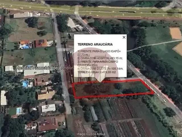 Terreno comercial para Venda em Londrina/PR Jardim do Lago