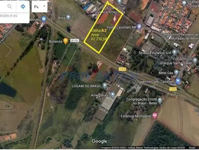 Terreno comercial para Venda em Paulínia/SP Betel