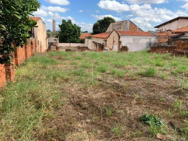 Terreno comercial para Venda em Piracicaba/SP Centro