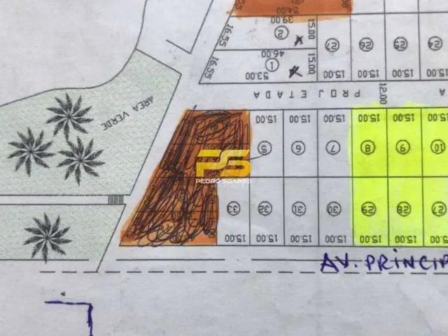 Terreno comercial para Venda em Pitimbu/PB Centro