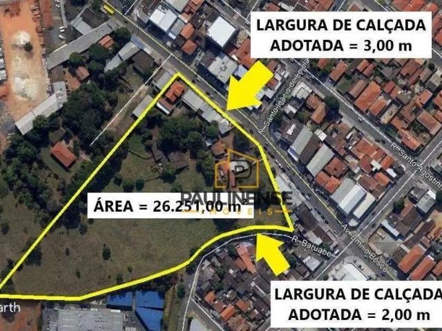 Terreno comercial para Venda em Sumaré/SP Parque Yolanda Nova Veneza