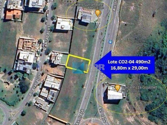 Terreno comercial para Venda em São José dos Campos/SP Condomínio Residencial Alphaville