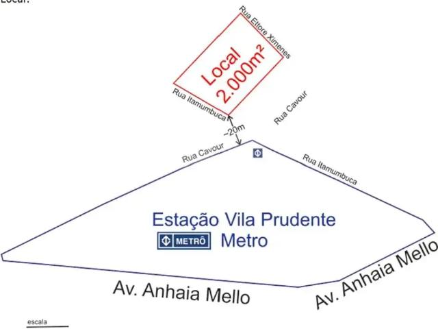 Terreno comercial para Venda em São Paulo/SP Parque da Vila Prudente
