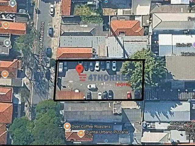 Terreno comercial para Venda em São Paulo/SP Pinheiros