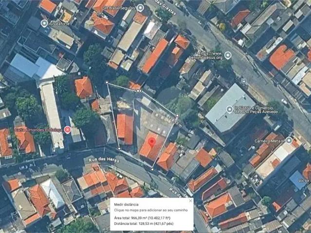 Terreno comercial para Venda em São Paulo/SP Vila Prudente