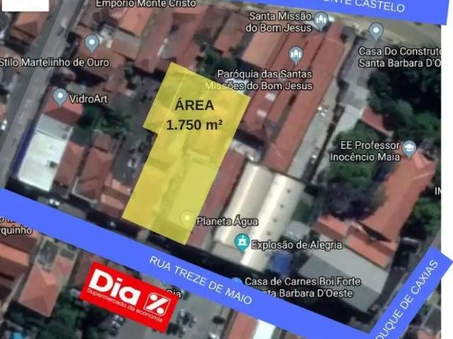 Terreno comercial para Venda em Santa Bárbara D'Oeste/SP Centro