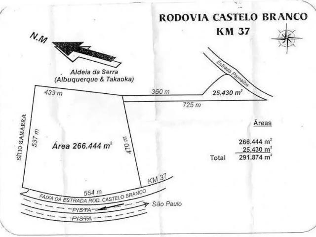 Terreno comercial para Venda em Santana de Parnaíba/SP Terras de San Nicolau