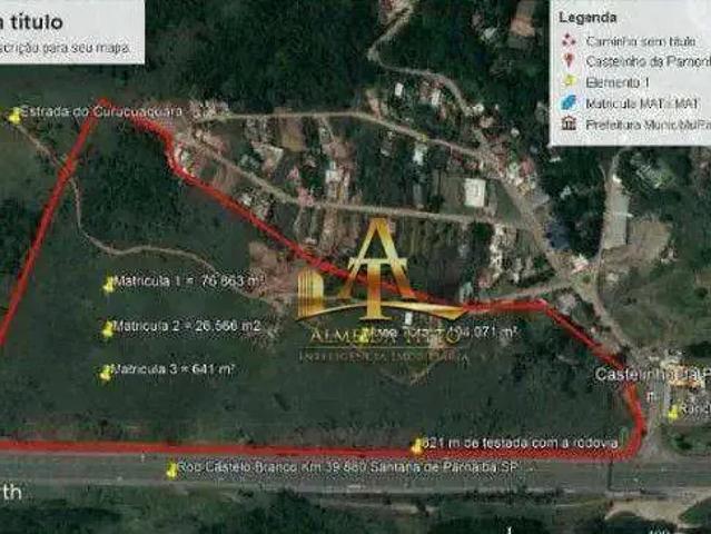 Terreno comercial para Venda em Santana de Parnaíba/SP Recanto Maravilha III