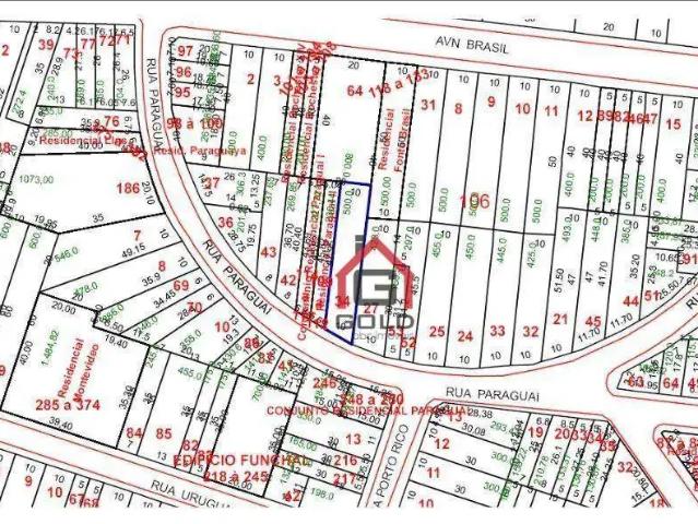 Terreno comercial para Venda em Santo André/SP Parque das Nações
