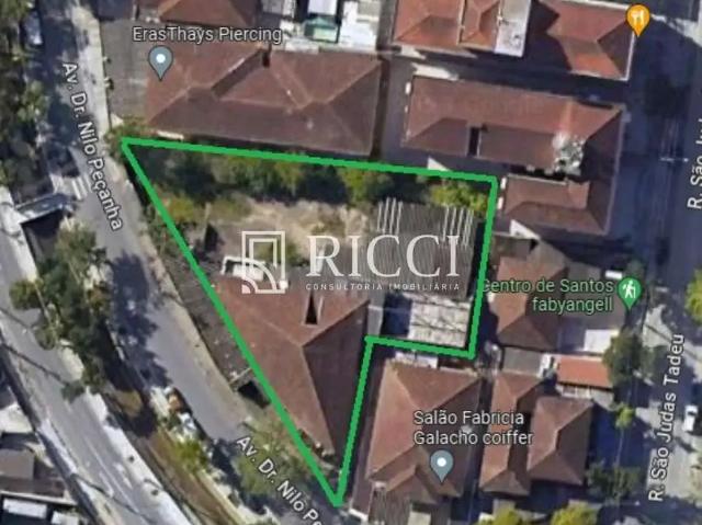 Terreno comercial para Venda em Santos/SP Marapé