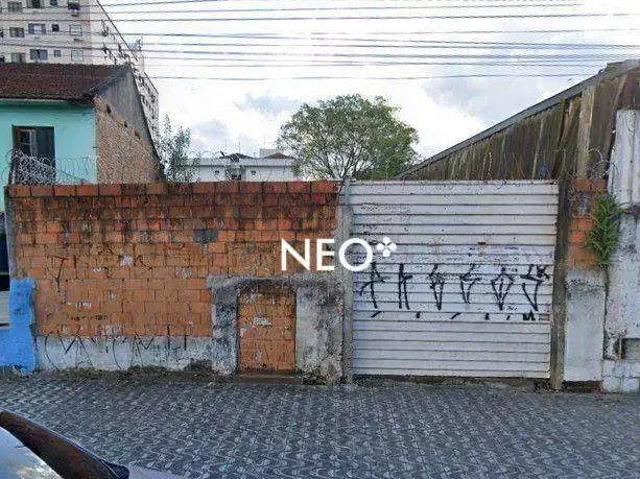 Terreno comercial para Venda em Santos/SP Vila Mathias