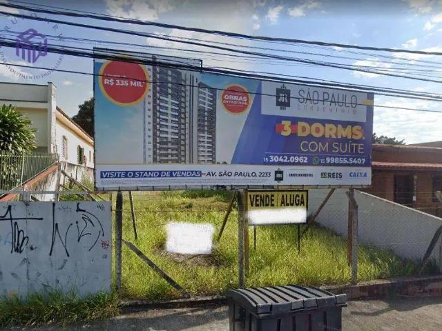 Terreno comercial para Venda em Sorocaba/SP Jardim Santa Rosália